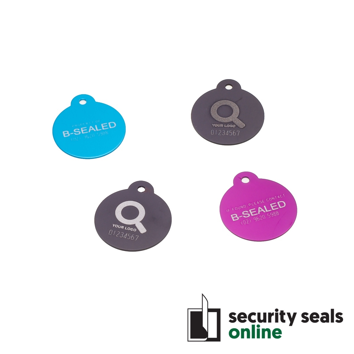 Metal tags @ Security Seals Online by B-Sealed