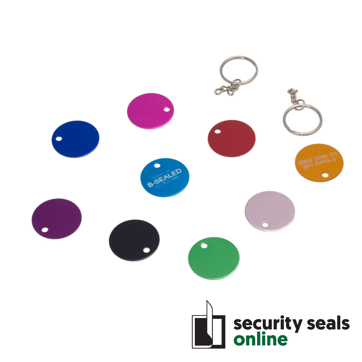 Metal tags @ Security Seals Online by B-Sealed