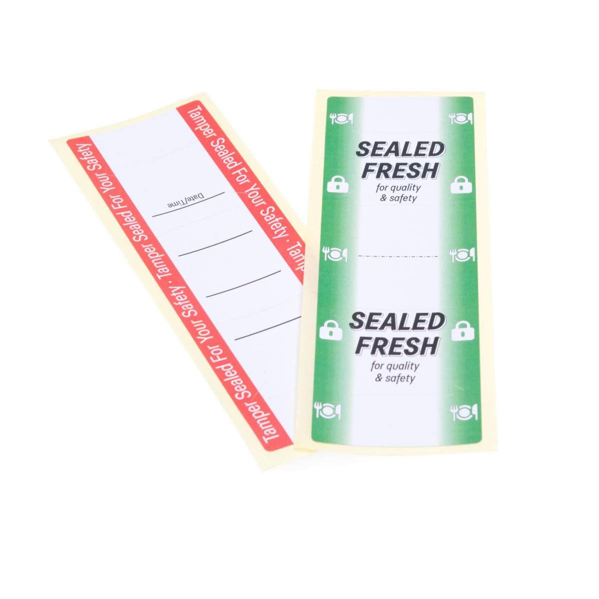 X-Safe 150x50mm Permanent colour labels @ Security Seals Online by B-Sealed