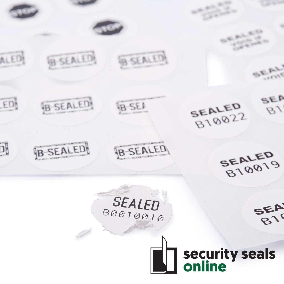 X-Safe 20mm Round Destructible tamper evident labels @ Security Seals ...