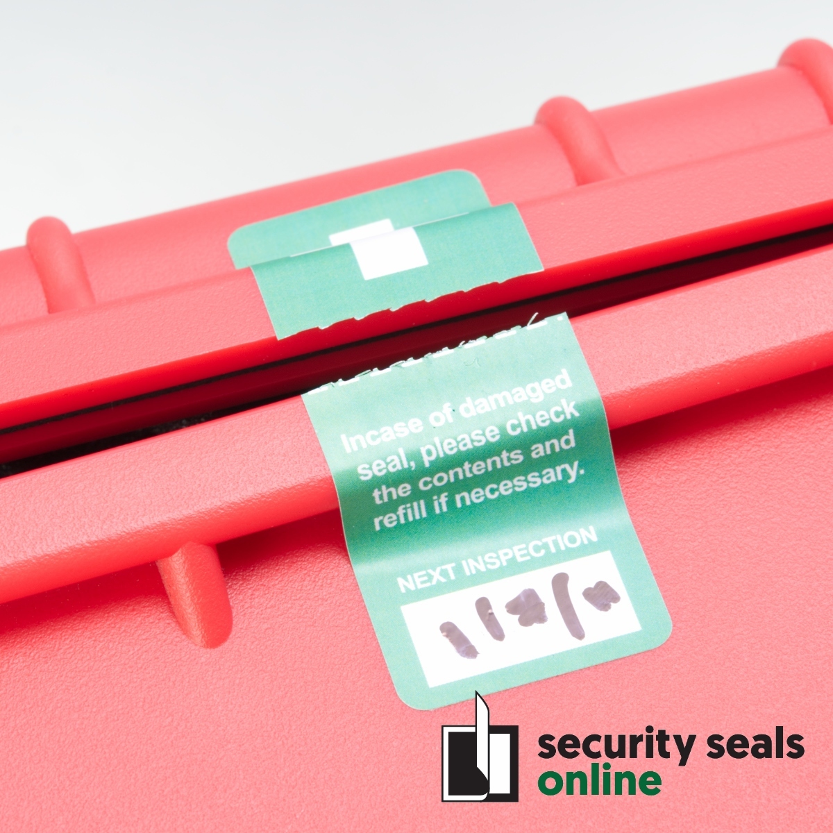 X-Safe 70x30mm Permanent First Aid Kit Security Seal Label @ Security ...