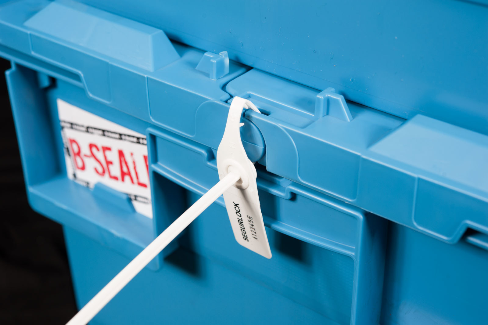 Security Tote Box 600 x 400 x 300mm 57L @ Security Seals Online by B-Sealed