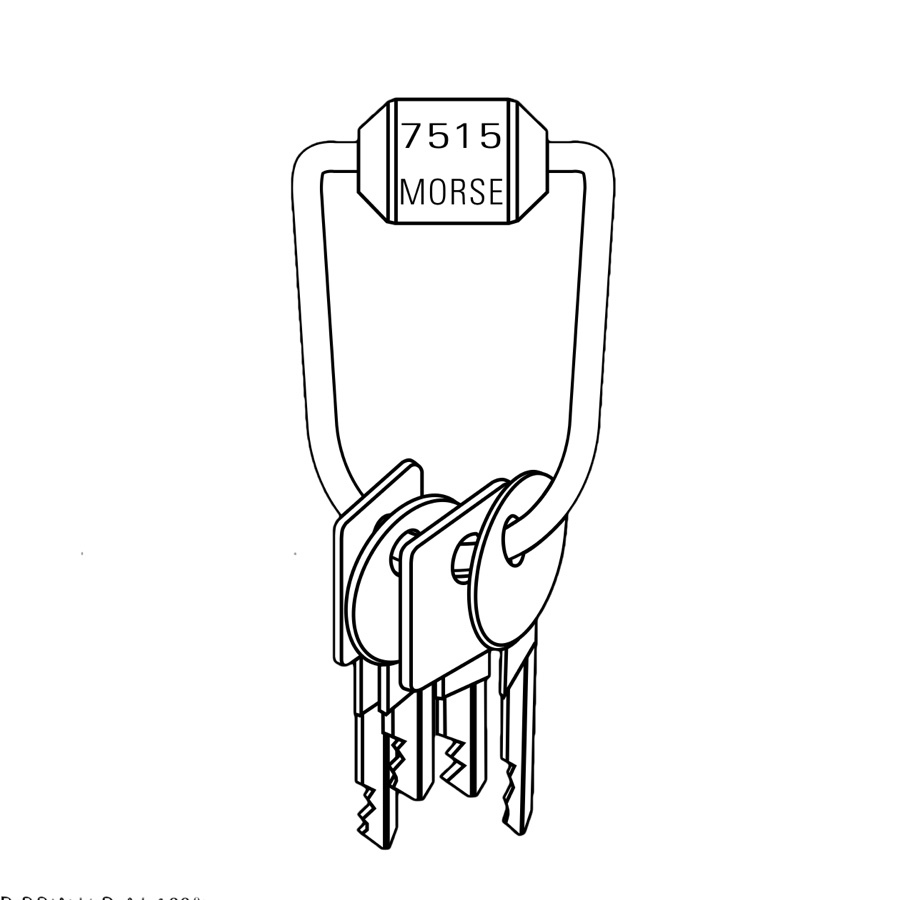 Morse KeyRing™ Small @ Security Seals Online by B-Sealed