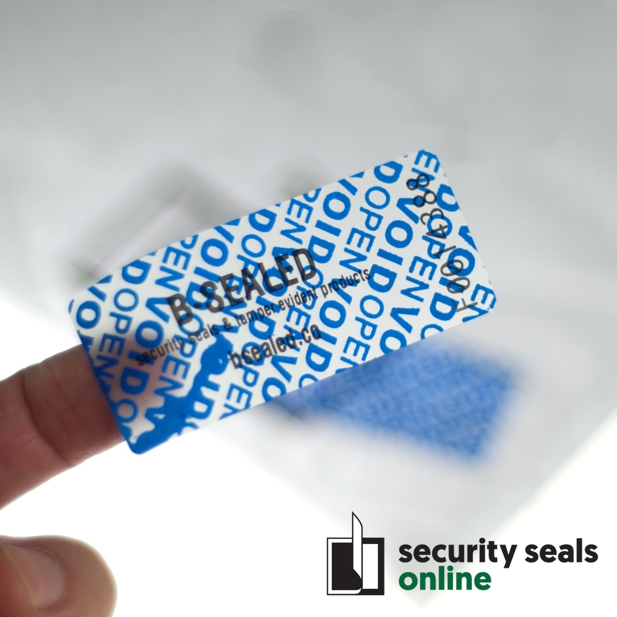 X-Safe 70x30mm Total-Transfer tamper evident labels @ Security Seals ...