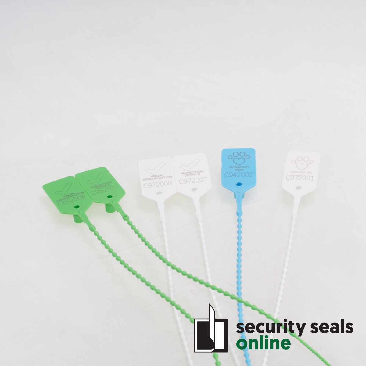 LightLock customised pull-tight seals @ Security Seals Online by B-Sealed