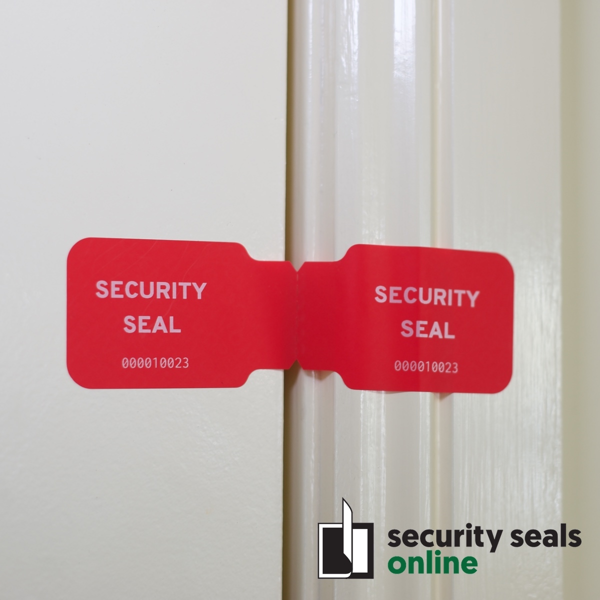 X-Safe 130x40mm Non-Transfer Hourglass-shaped Label @ Security Seals ...