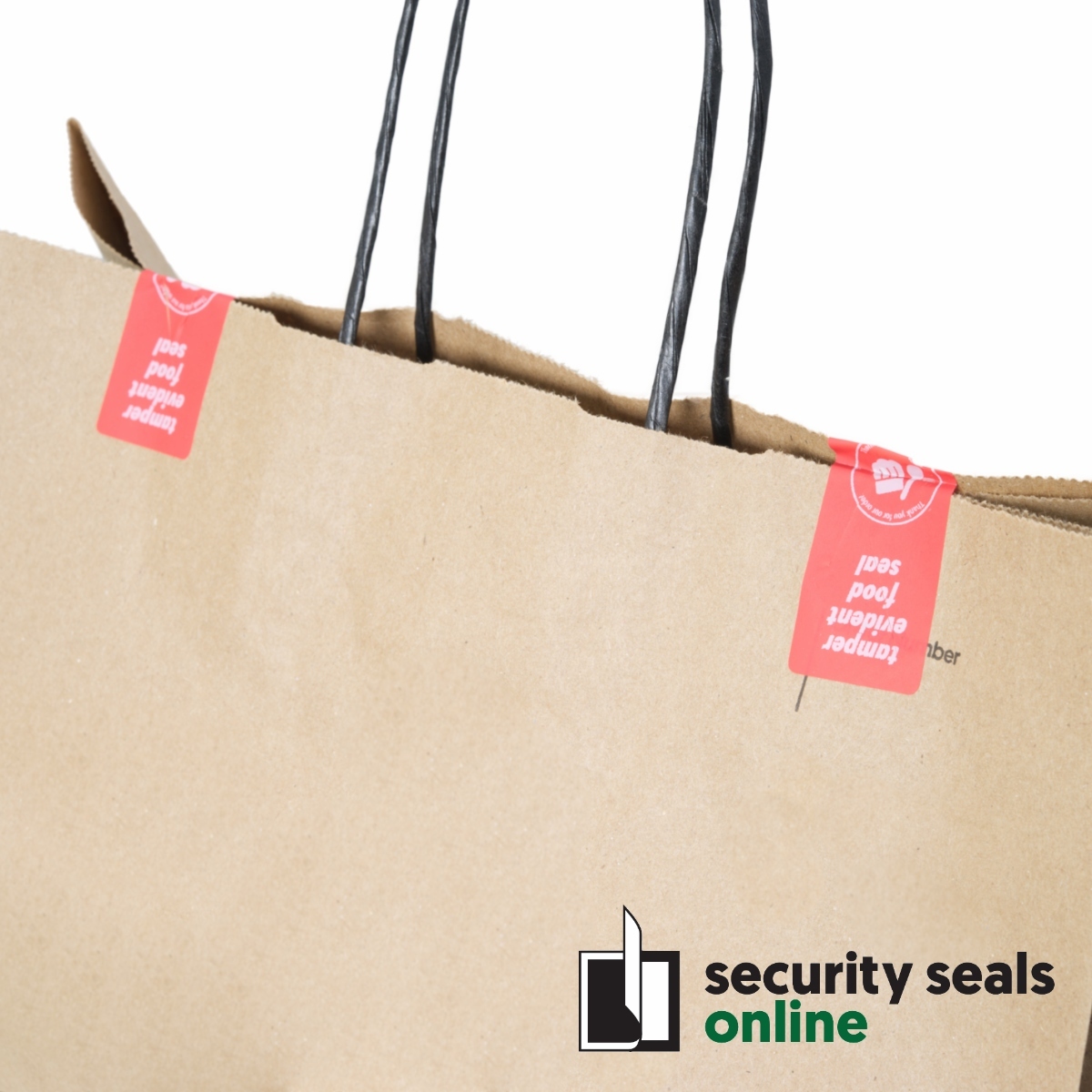 X-Safe 25x75mm Food delivery tamper evident labels @ Security Seals ...