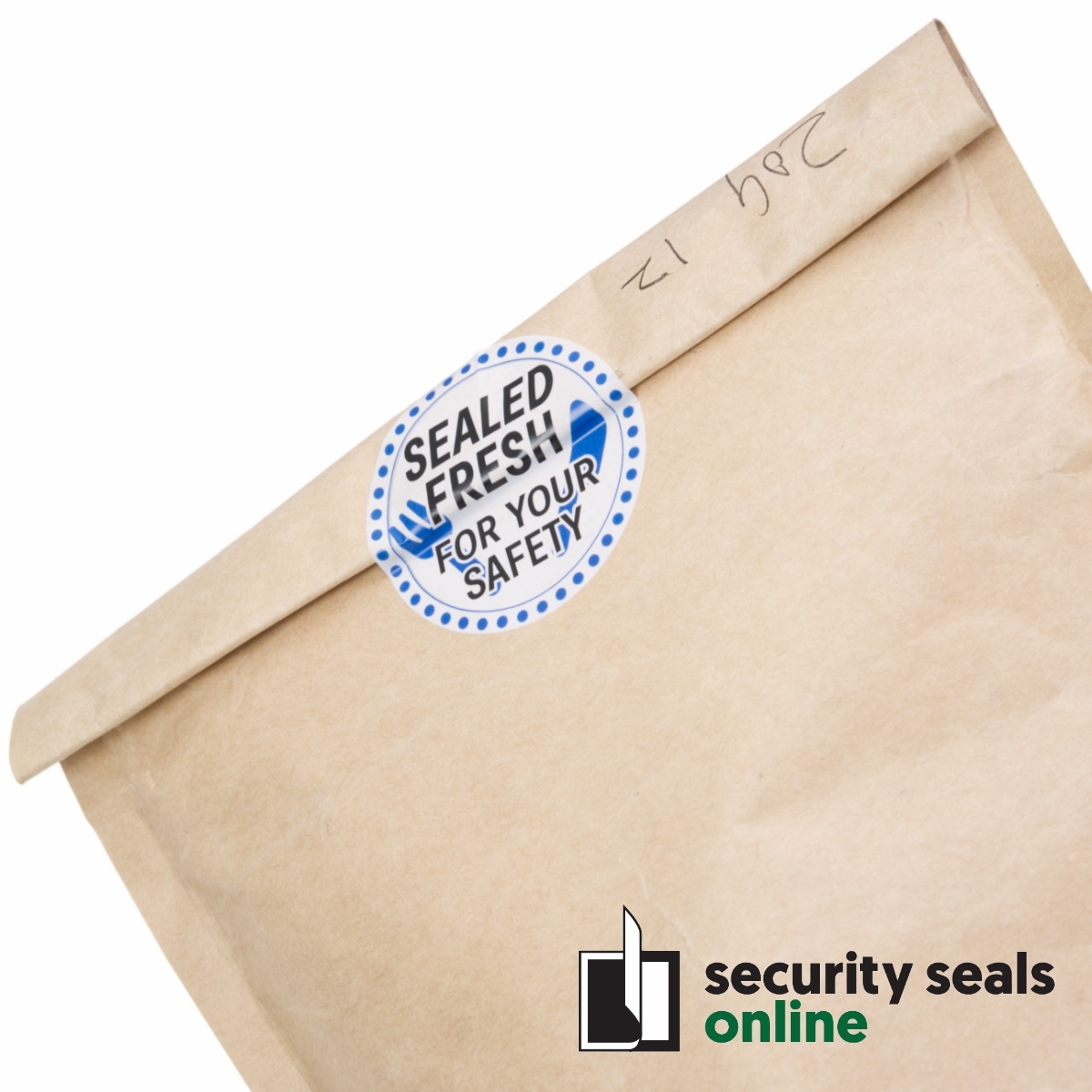 X-Safe 50mm Round Food delivery tamper evident labels @ Security Seals ...