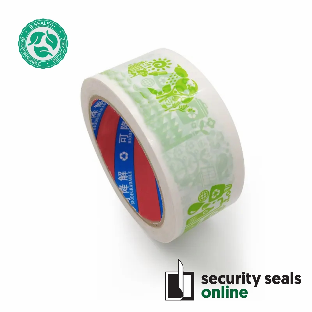 Cellulose Biodegradeable Packaging Tape @ Security Seals Online by B-Sealed