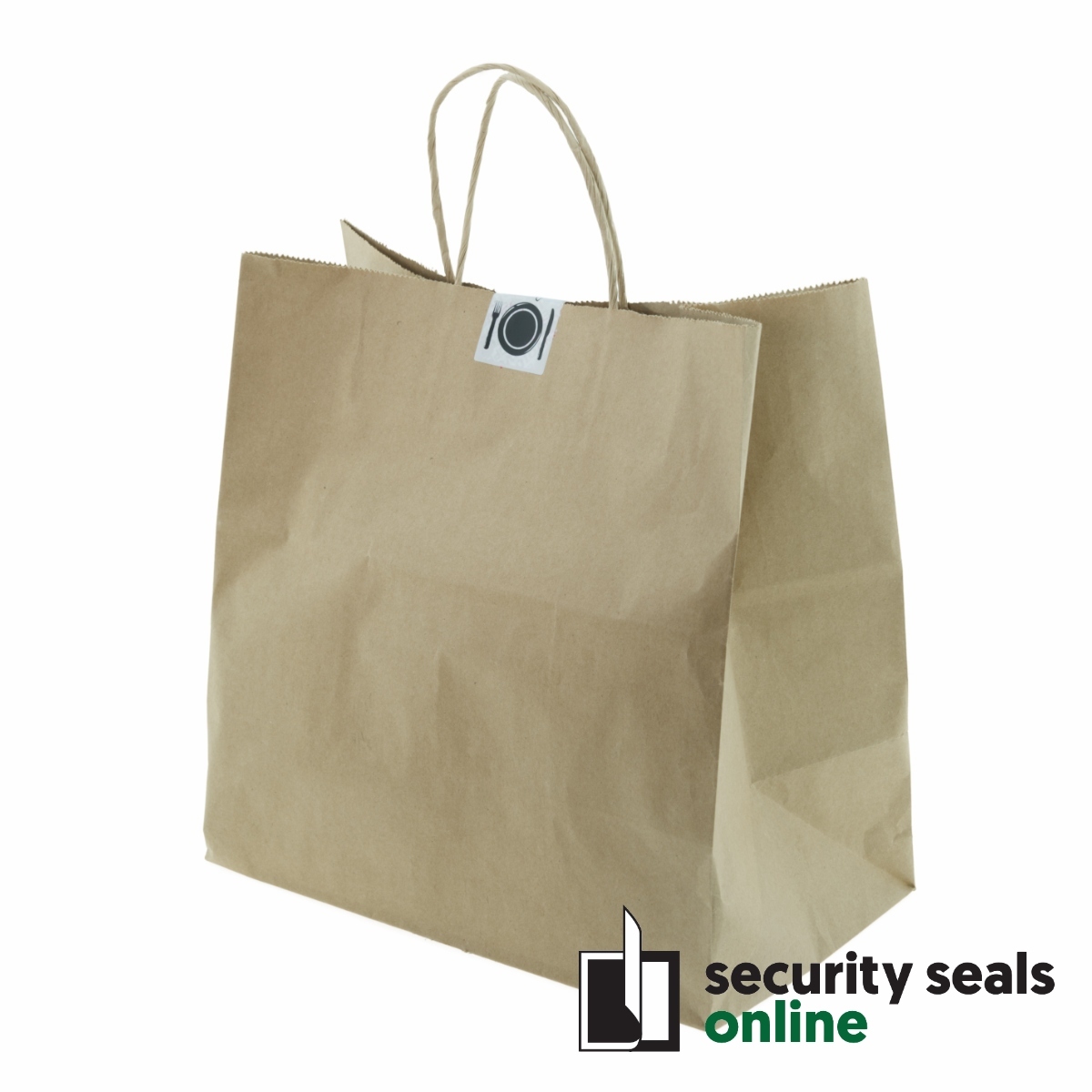 70x40mm Food delivery stickers @ Security Seals Online by B-Sealed