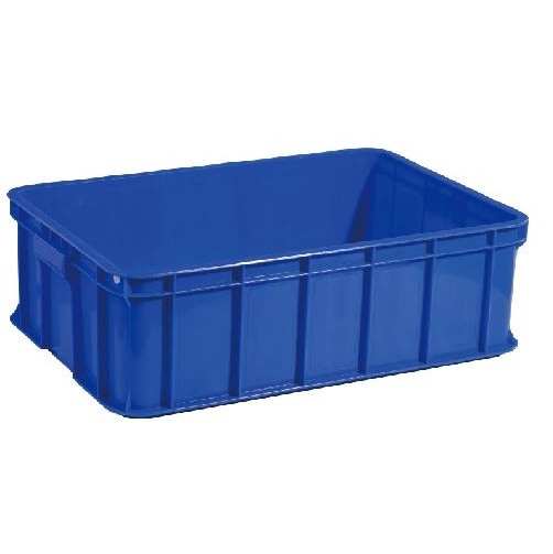 Solid Crate 629 x 425 x 192mm 37L with lid @ Security Seals Online by B ...