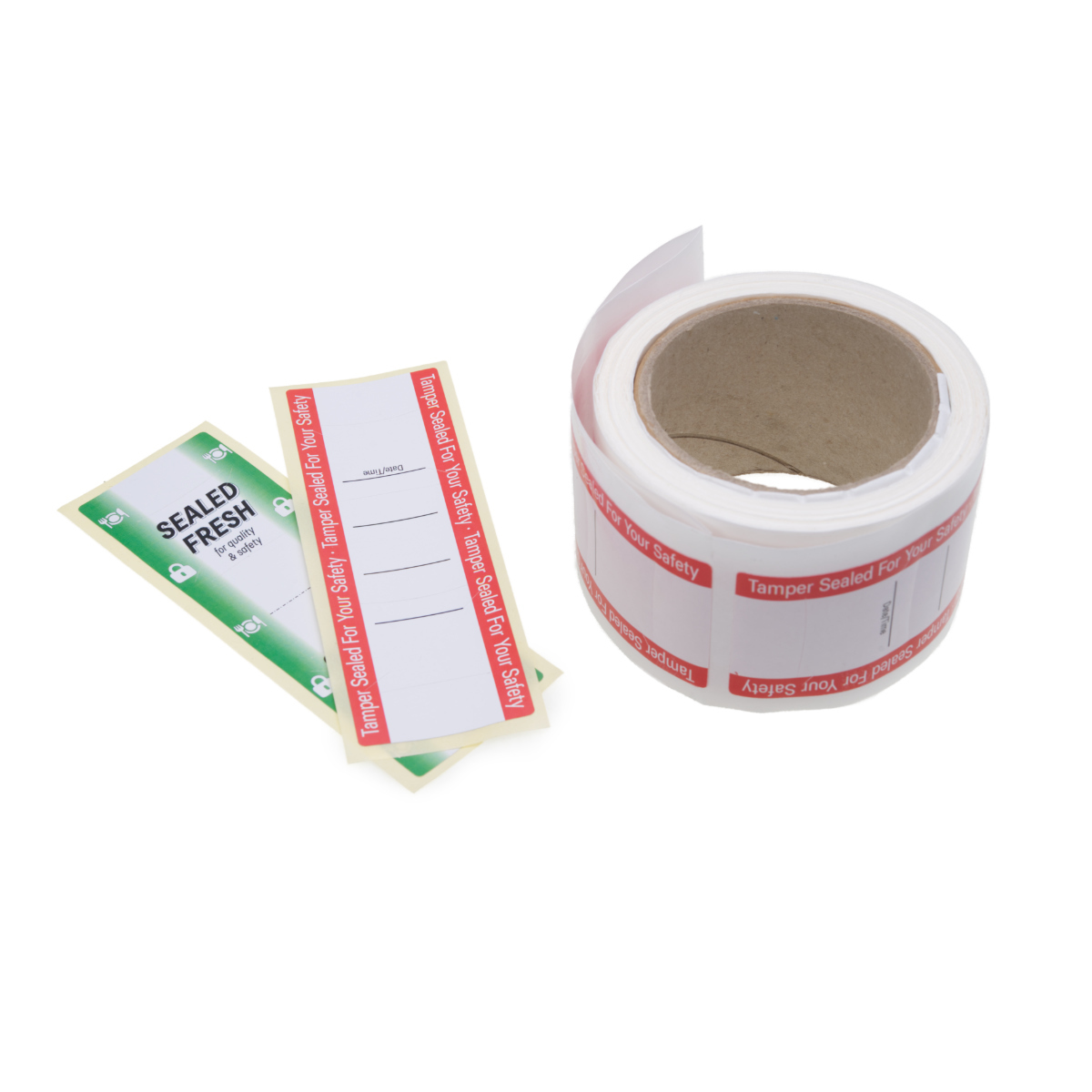 X-Safe 150x50mm Permanent colour labels @ Security Seals Online by B-Sealed