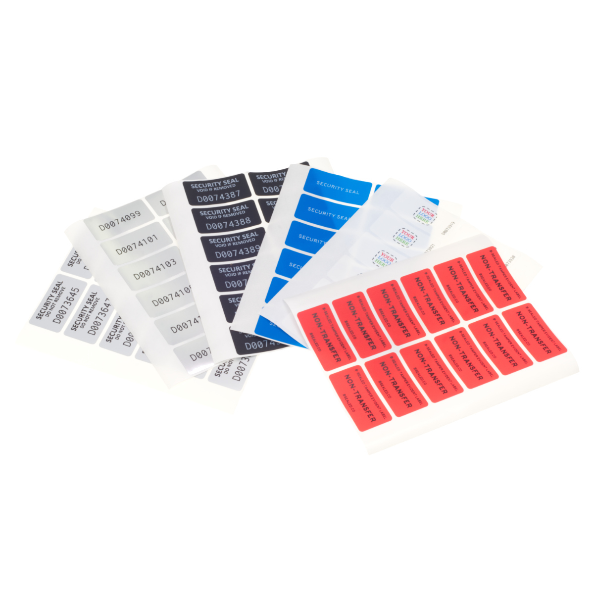 X-Safe 40x20mm Non-Transfer Label @ Security Seals Online by B-Sealed
