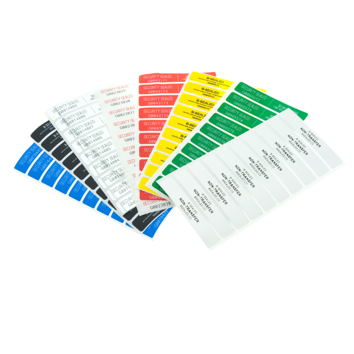 X-Safe 70x12mm Non-Transfer Label @ Security Seals Online by B-Sealed