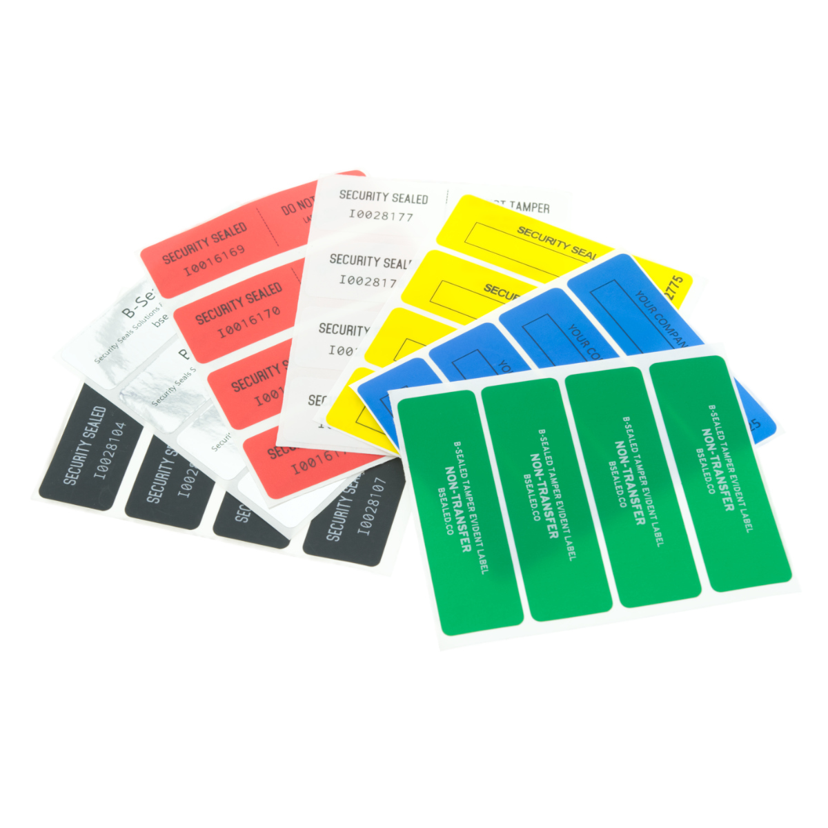 X-Safe 85x25mm Non-Transfer Label @ Security Seals Online by B-Sealed