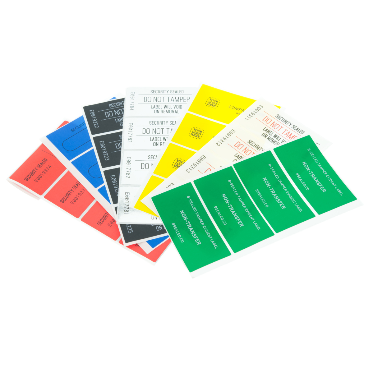 X-Safe 85x40mm Non-Transfer Label @ Security Seals Online by B-Sealed