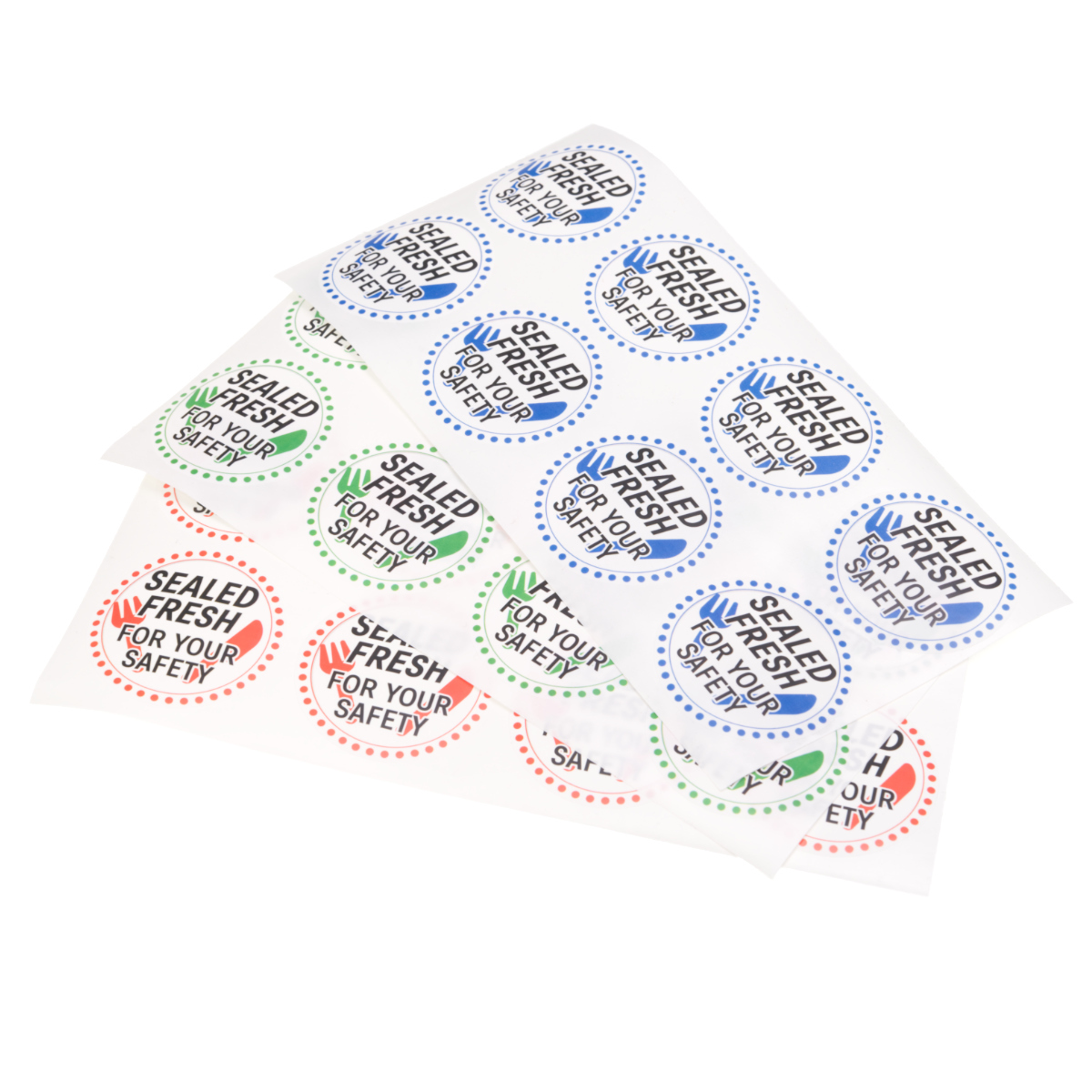 X-Safe 50mm Round Food delivery tamper evident labels @ Security Seals ...
