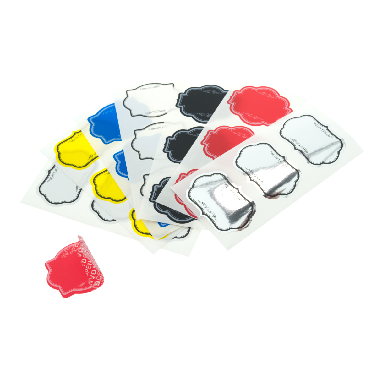 X-Safe Decorative-shaped Non-Transfer tamper evident labels @ Security ...