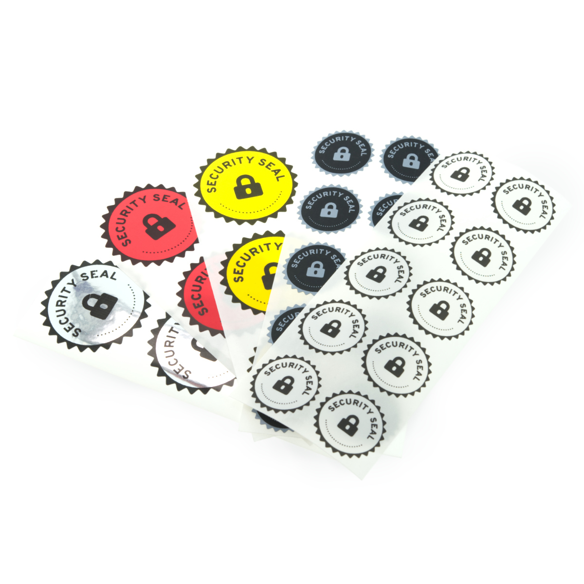 X-Safe Starburst-shaped Non-Transfer tamper evident labels @ Security ...