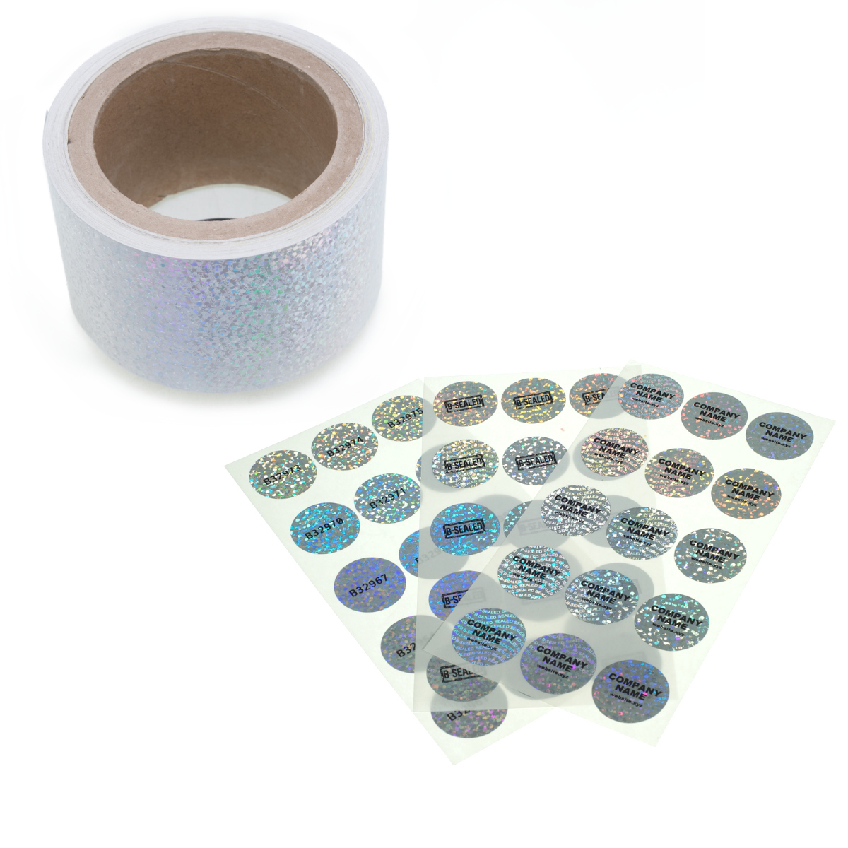 X-Safe Custom Designed Holographic Labels @ Security Seals Online by B ...