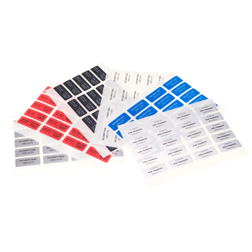 Non-transfer labels @ Security Seals Online by B-Sealed