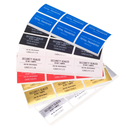 Security labels @ Security Seals Online by B-Sealed